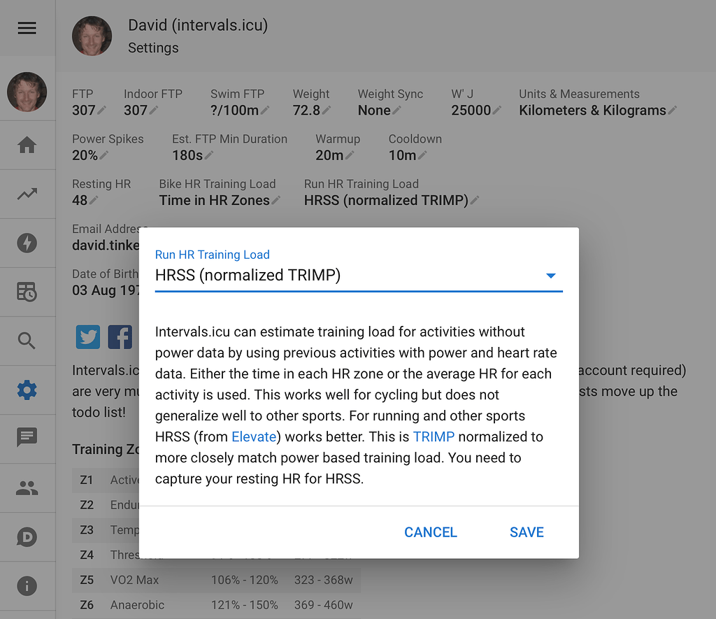 HRSS (normalized TRIMP) training load - Announcements - Intervals.icu Forum