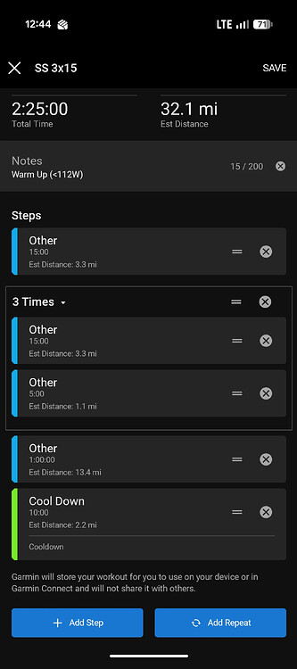 [SOLVED] Workout Builder sync to Garmin - no Power Targets - Intervals ...