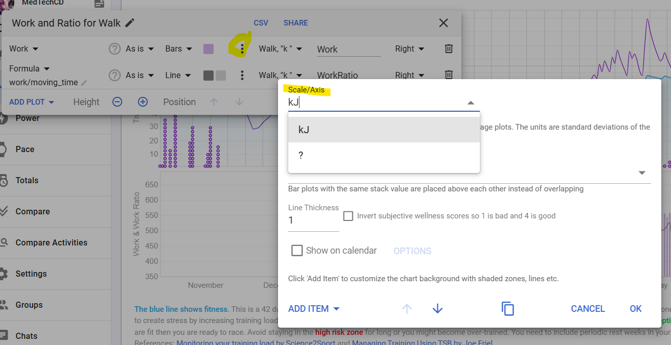 Wellness field not displaying correctly in custom chart + scatter plot ...