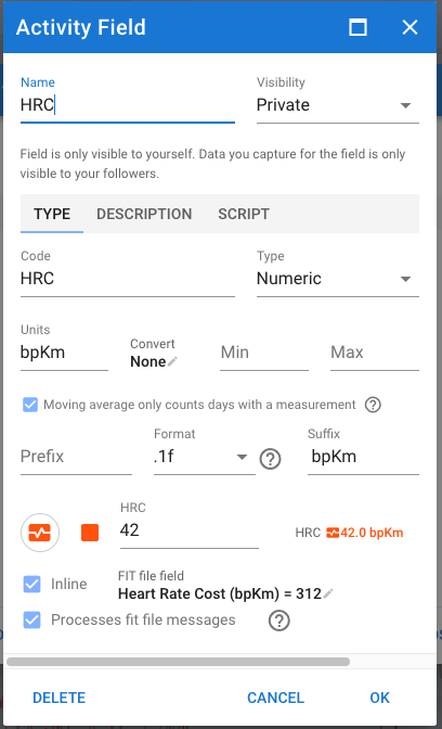 Custom Activity Field not pulling data from .fit file - Bug Reports - Intervals.icu Forum